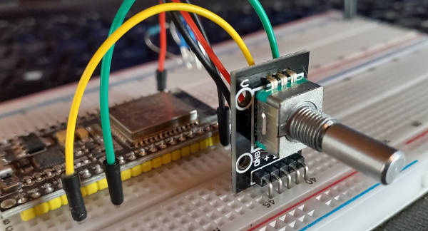 Utilisation de l'encodeur rotatif KY-040
